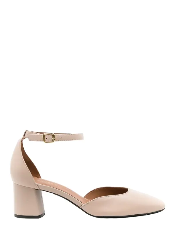 STUDIO CHOFAKIAN Florence Block-heel Pumps - Neutrals