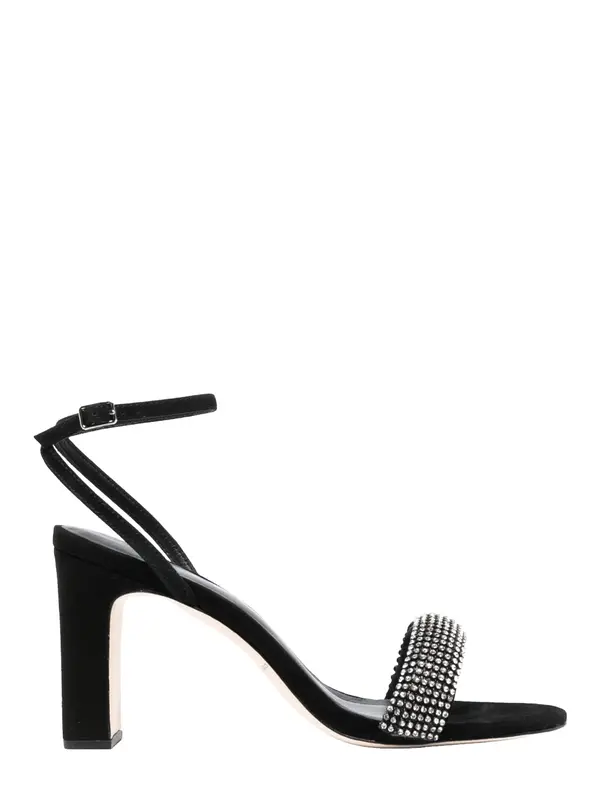 LOEFFLER RANDALL Shay 80mm Rhinestone Sandals - Black