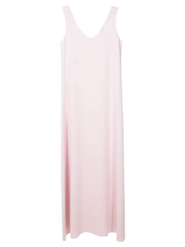 GLORIA COELHO V-neck Maxi Dress - Pink