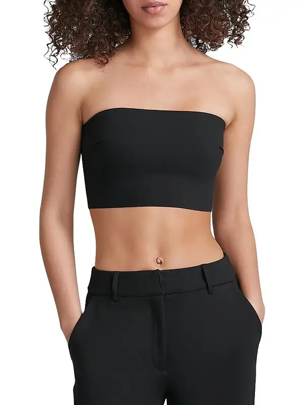 Commando Neoprene Tube Top - Black