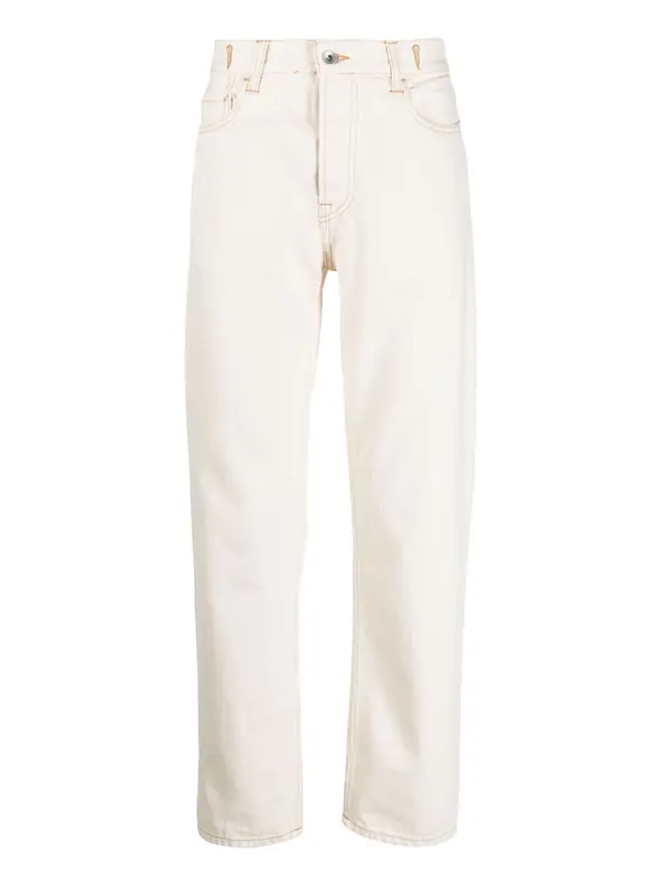 You Must Create Tearaway Tapered Jeans - White