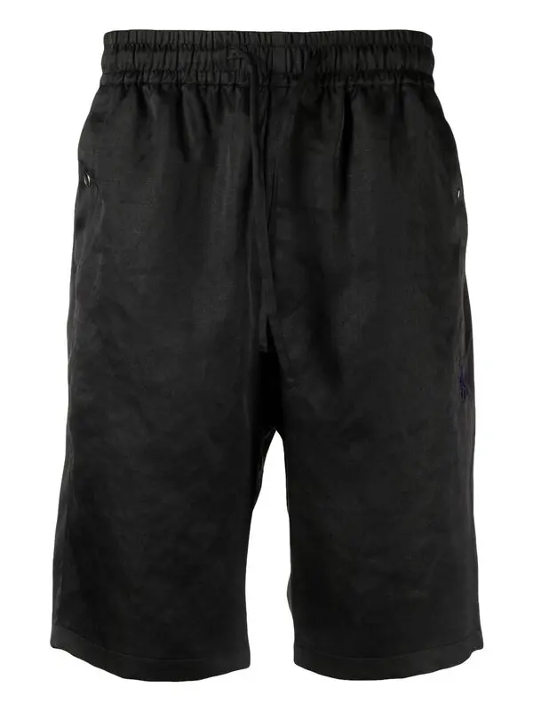 Needles Drawstring-waist Track Shorts - Black