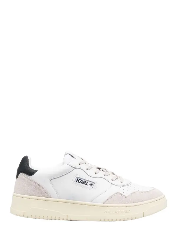 Karl Lagerfeld Panelled Low-top Sneakers - White