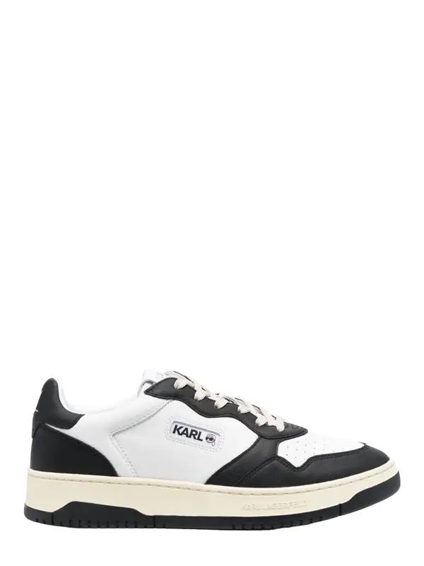 Karl Lagerfeld Panelled Low-top Sneakers - White
