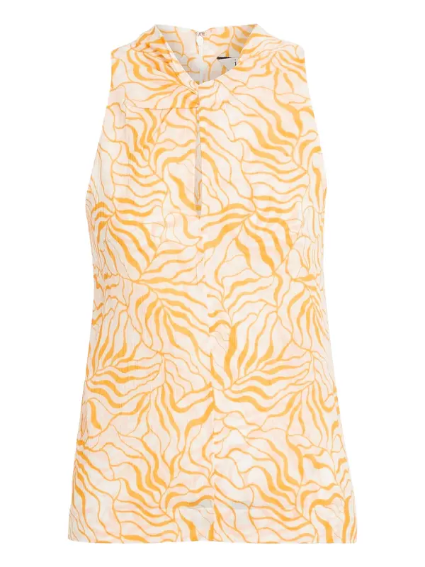 Joie Maraloma Twist-front Top - Saffron
