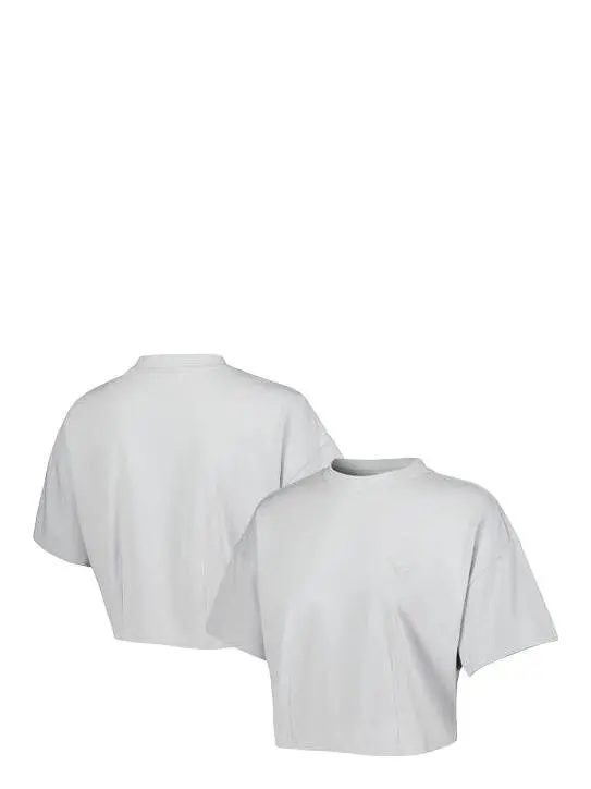 LUSSO Chicago Bulls Nola Cropped T-shirt - Gray