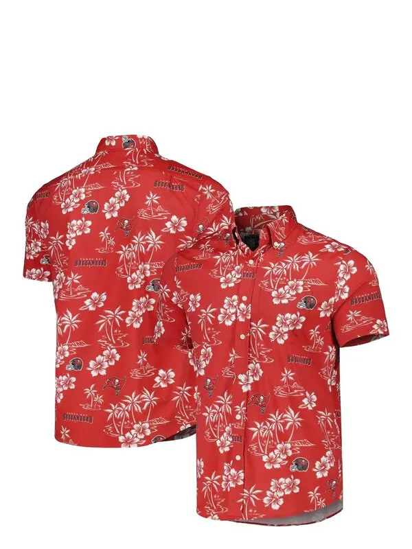 Reyn Spooner Tampa Bay Buccaneers Kekai Button-up Shirt - Red