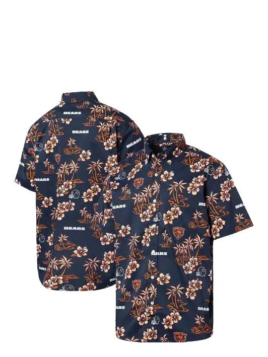 Reyn Spooner Chicago Bears Kekai Button-up Shirt - Navy
