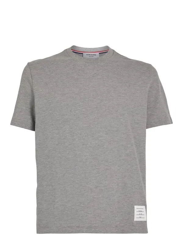 Thom Browne 4-bar Panel T-shirt - Grey