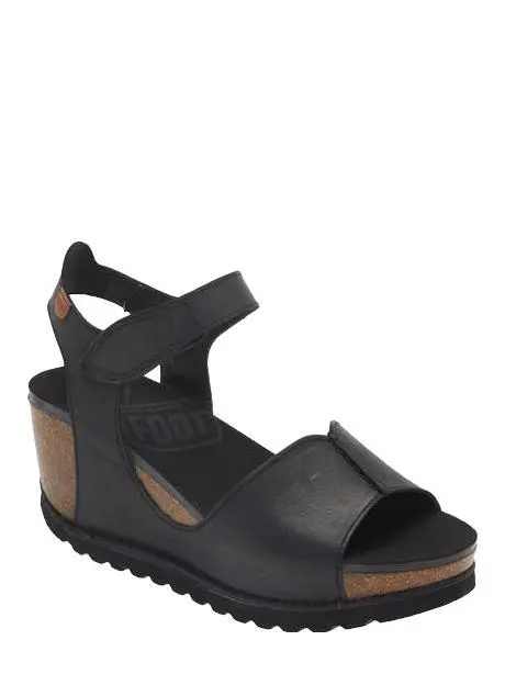 ON FOOT Samoa 310 Wedge Sandal - Black