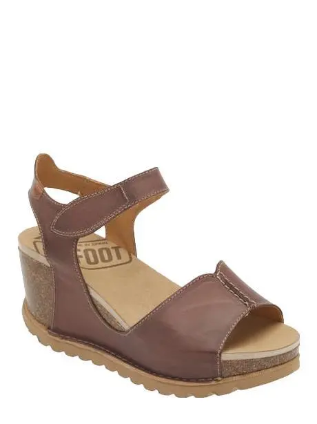 ON FOOT Samoa 310 Wedge Sandal - Chocolate
