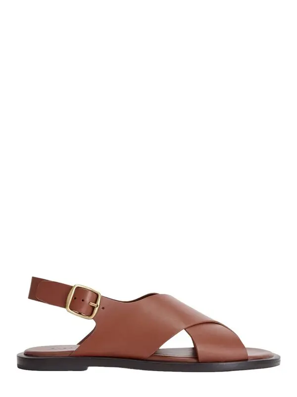 Everlane City Crossover Sandal - Rum