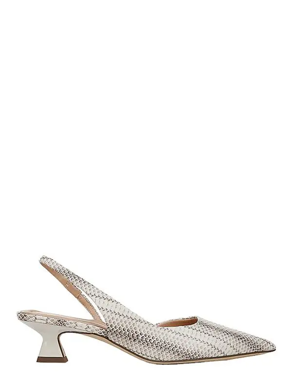 Franco Sarto Devin Slingback Kitten-heel Pumps - Snake