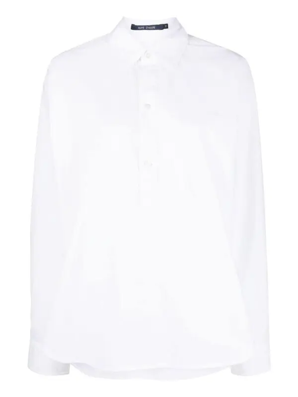 Sofie D'hoore Long-sleeve Cotton Shirt - White