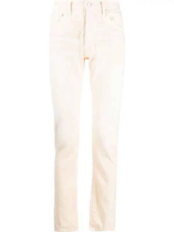 Alchemist Mid-rise Straight Trousers - Yellow
