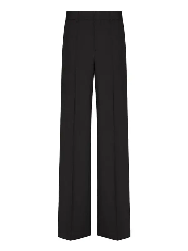 Valentino Garavani Tailored Wool Trousers - Black