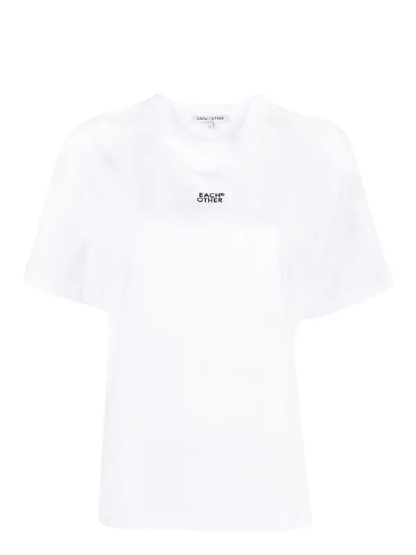Each X Other Logo-print Cotton T-shirt - White