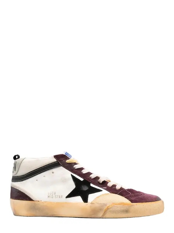 Golden Goose Mid Star Sneakers - White