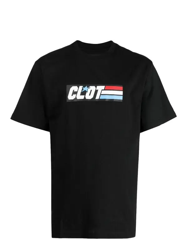 CLOT Logo-print Cotton T-shirt - Black