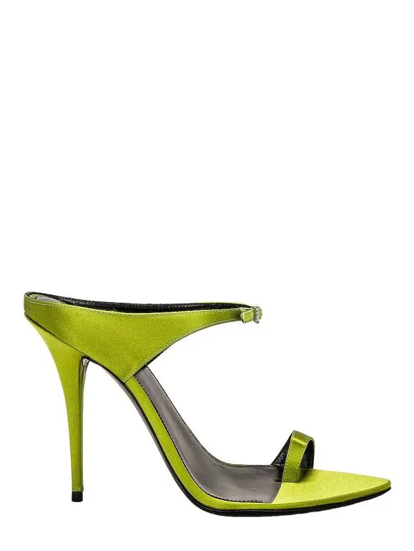 Saint Laurent Dive Sandal - Pea Green
