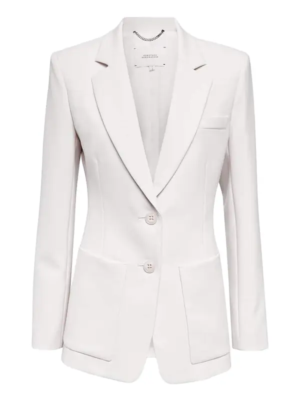 Dorothee Schumacher Single-breasted Wool-blend Blazer - White