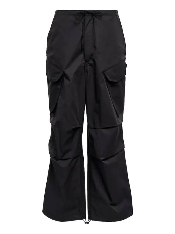 AGOLDE Ginerva Cotton Cargo Pants - Black