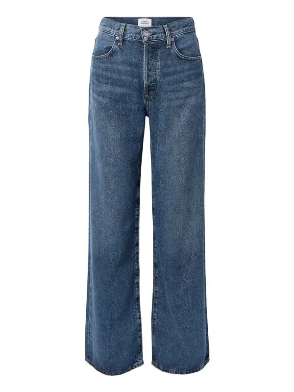 Citizens Of Humanity Annina High-rise Wide-leg Jeans - Blue