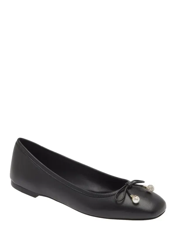 JIMMY CHOO Elme Ballet Flat - Black