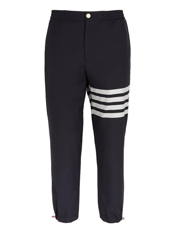 Thom Browne Wool 4-bar Trousers - Navy