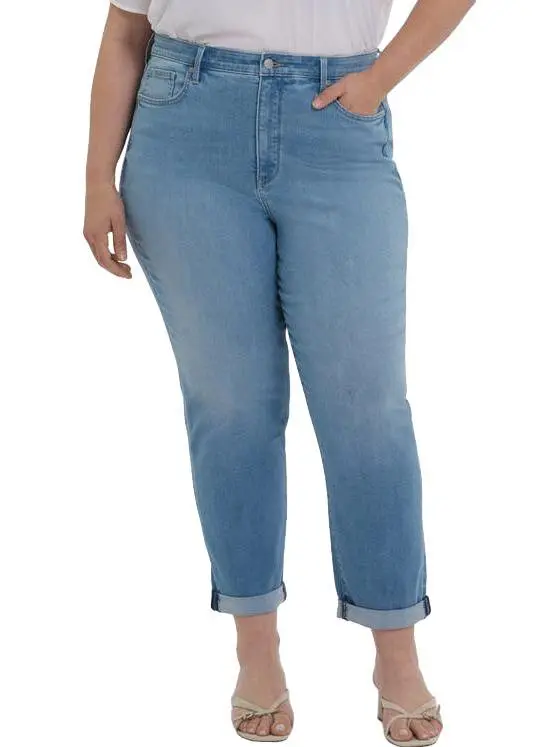 NYDJ Margot High Waist Girlfriend Jeans - Salamanca Sun