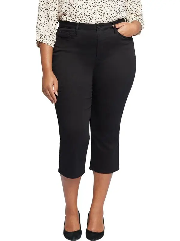NYDJ Joni High Waist Capri Jeans - Black