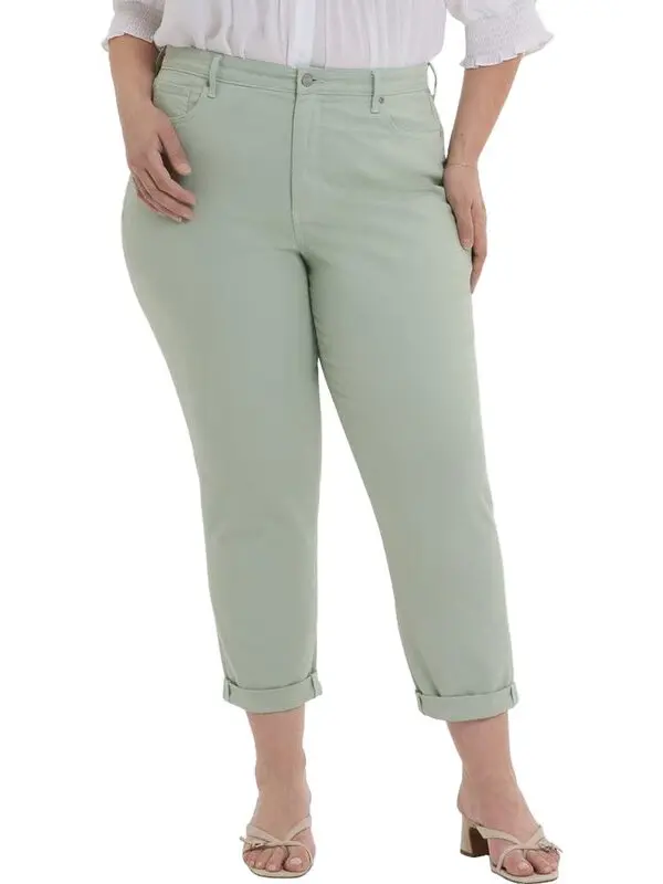 NYDJ Margot High Waist Girlfriend Jeans - Tomatillo