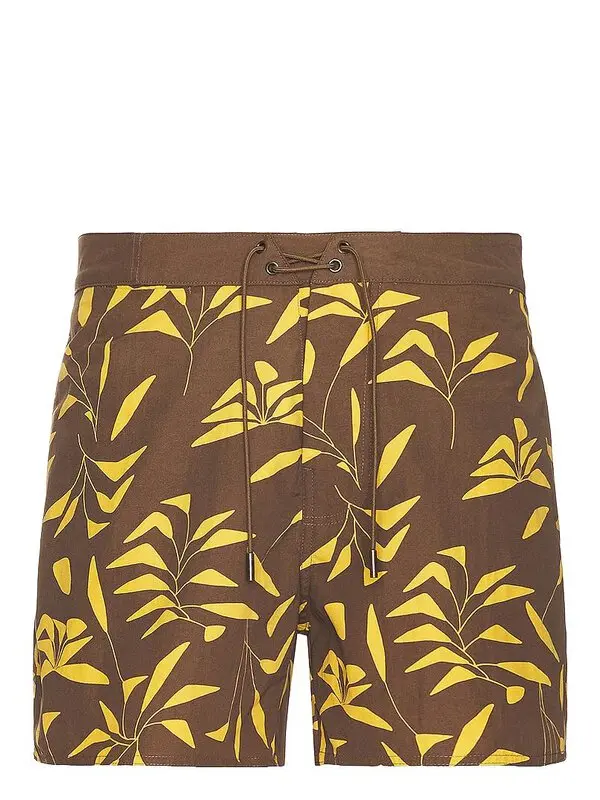 Saint Laurent Swim Shorts - Marron Orange
