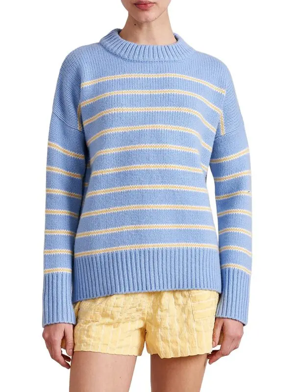 LA LIGNE Marin Sweater - Chambray Butter