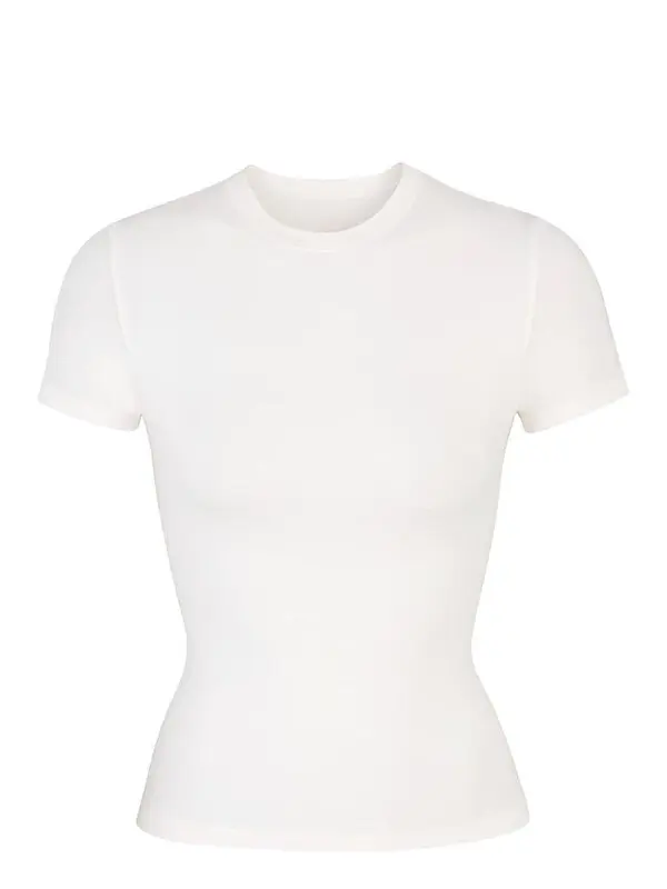 SKIMS Cotton Jersey T-shirt - Marble