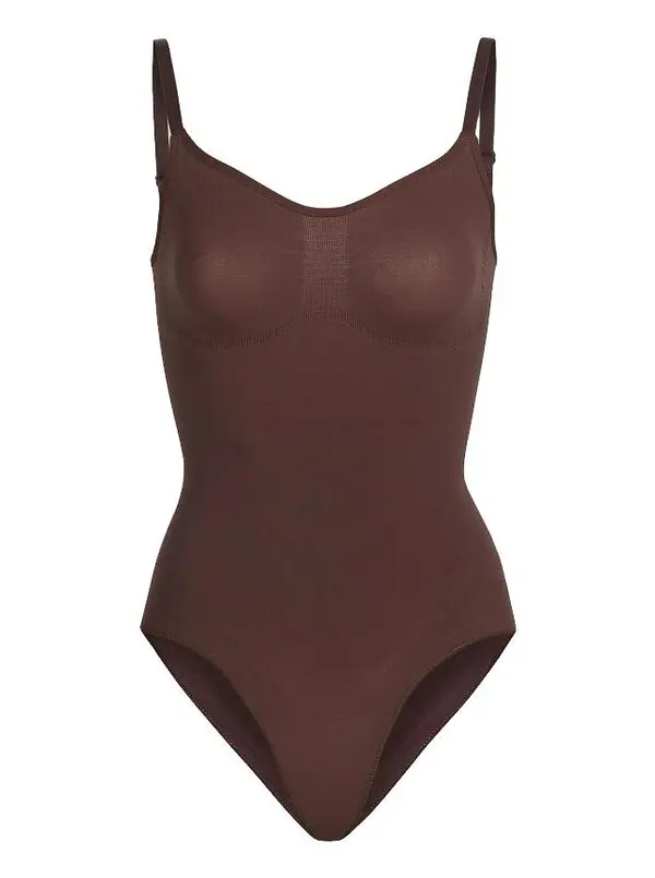 SKIMS Seamless Sculpt Brief Bodysuit - Cocoa