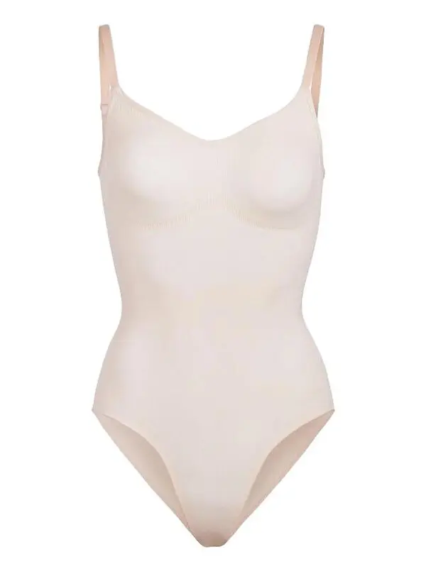 SKIMS Seamless Sculpt Brief Bodysuit - Sand