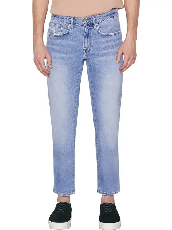FRAME L'homme Slim Crop Jeans - Bahamas