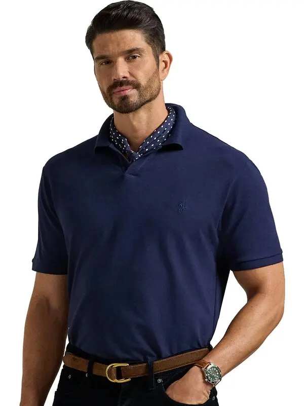 Ralph Lauren Stretch Mesh Polo Shirt - Refined Navy