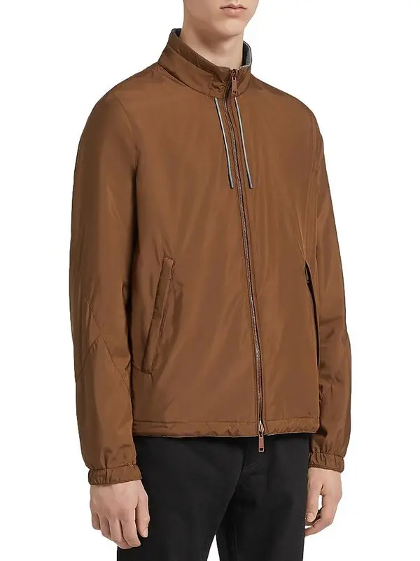 Zegna Zephyr Reversible Blouson - Medium Brown
