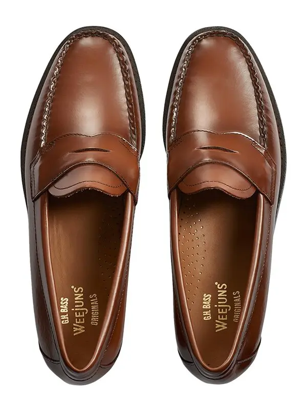 G.H.BASS G.h. Bass Logan Weejun Penny Loafers - Cognac