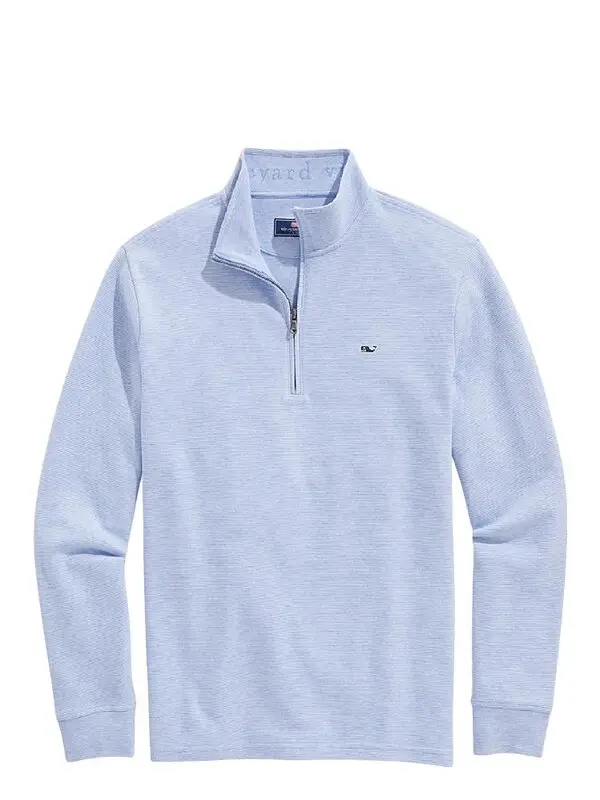 Vineyard Vines Saltwater Quarter Zip Long Sleeve Sweatshirt - Jake Blue