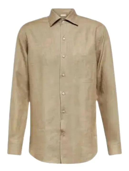 Loro Piana André Linen Shirt - Beige