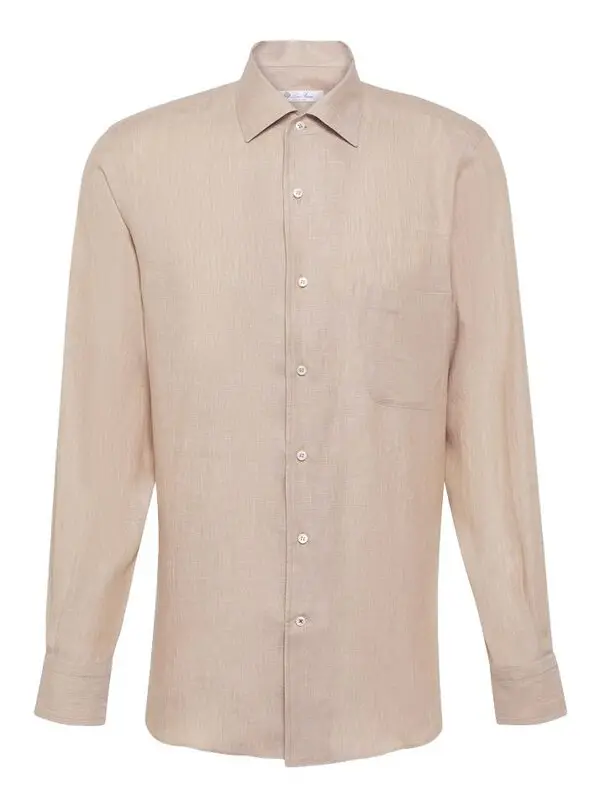 Loro Piana André Linen Shirt - Neutrals