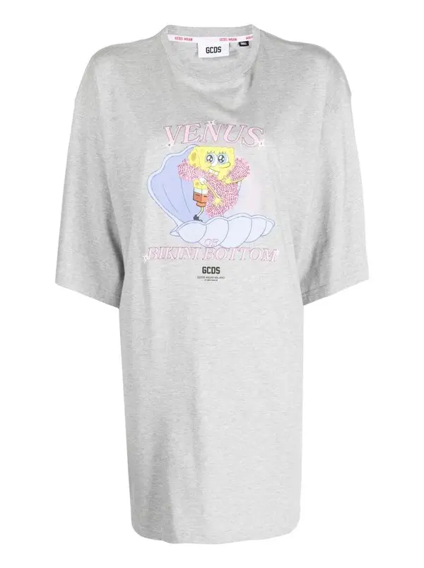 Gcds X Spongebob T-shirt Dress - Grey