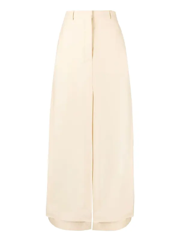 LANVIN A-line Maxi Skirt - Neutrals