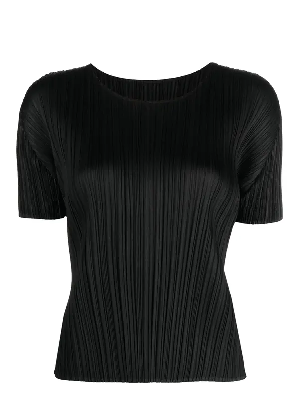 Issey Miyake Plissé T-shirt - Black