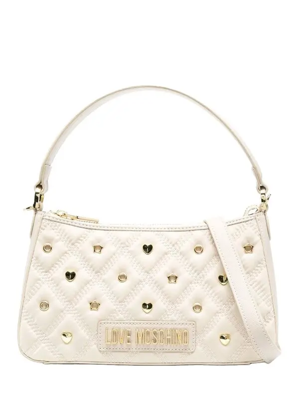 Moschino Studded Tote Bag - Neutrals