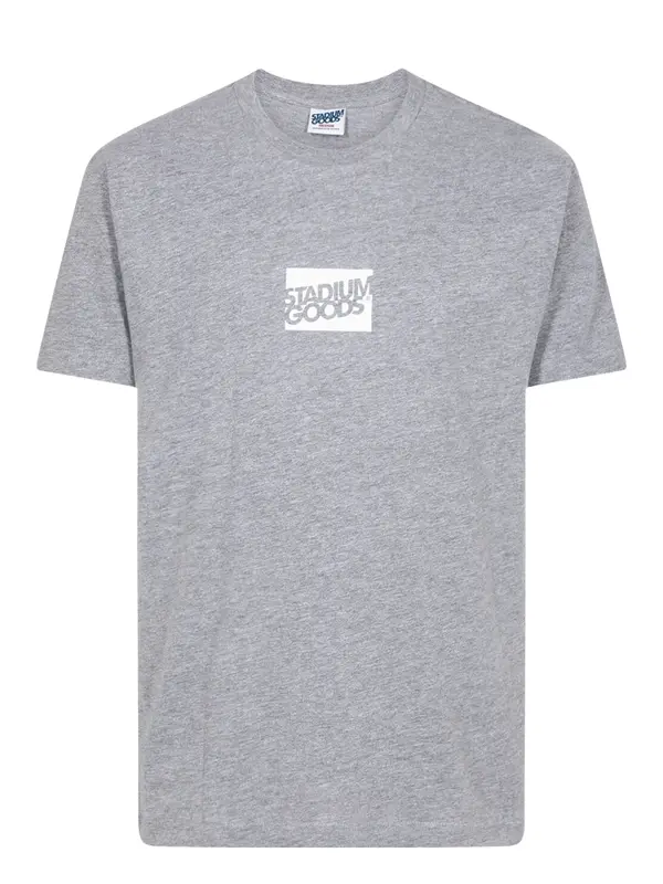 STADIUM GOODS Boxed Tilt Logo Heather T-shirt - Grey
