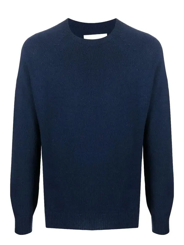 JIL SANDER Fine-knit Virgin Wool Jumper - Blue